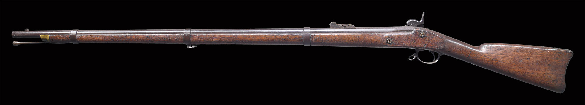 RARE CONFEDERATE “REPUBLICAN BLUES” BRANDED 1855 RIFLE MUSKET | Poulin ...