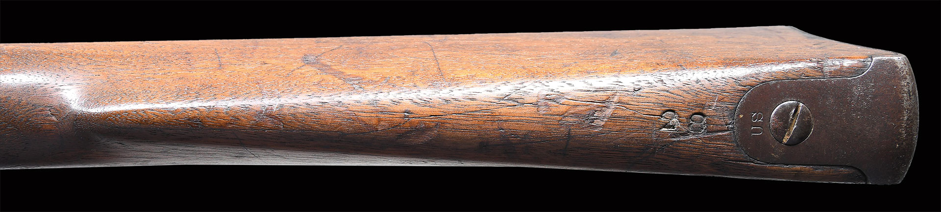 RARE CONFEDERATE “REPUBLICAN BLUES” BRANDED 1855 RIFLE MUSKET | Poulin ...