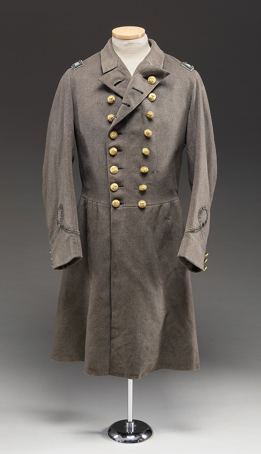 SPECTACULAR CONFEDERATE NAVAL UNIFORM OF LIEUTENANT JOHN LOW OF THE C.S ...