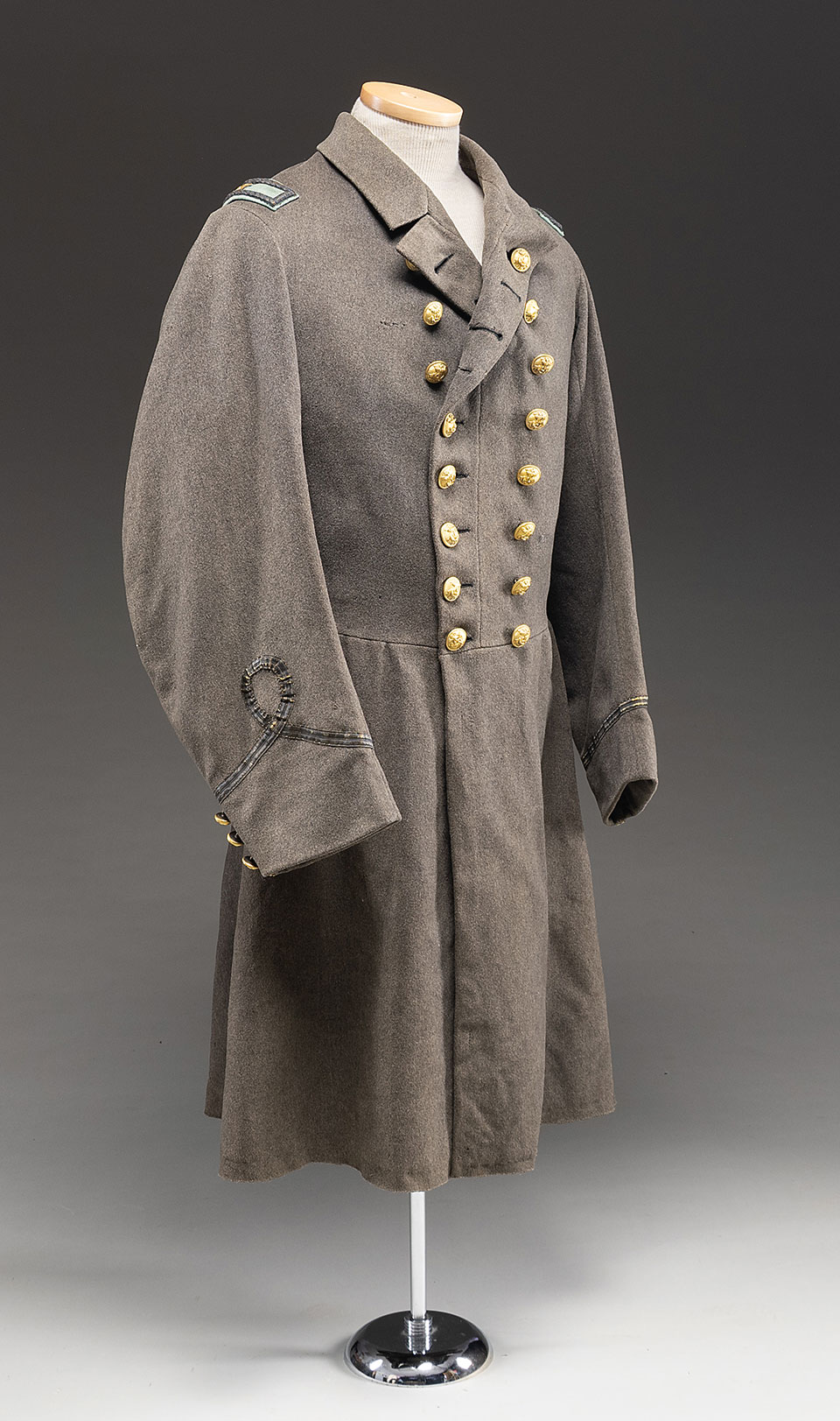 SPECTACULAR CONFEDERATE NAVAL UNIFORM OF LIEUTENANT JOHN LOW OF THE C.S ...