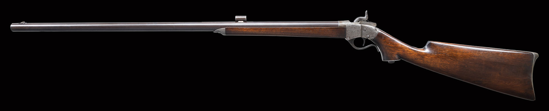 SCARCE & DAINTY FACTORY ENGRAVED & INSCRIBED C. SHARPS PISTOL ACTION ...