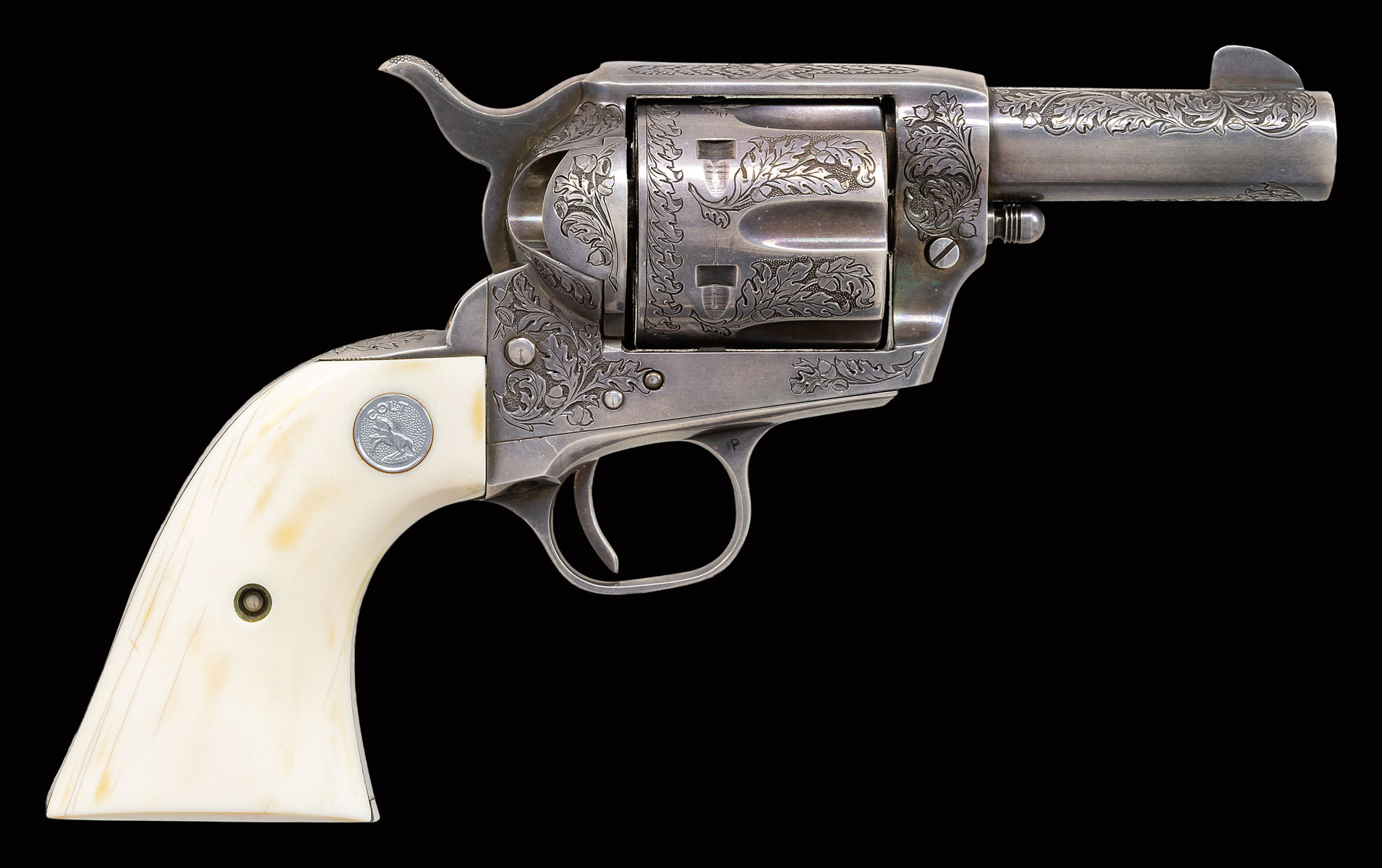 ONE OF A KIND HOWARD DOVE FACTORY INSCRIBED, SILVER PLATED & OAK LEAF ...