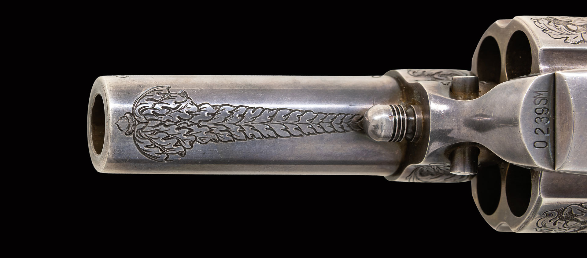 ONE OF A KIND HOWARD DOVE FACTORY INSCRIBED, SILVER PLATED & OAK LEAF ...